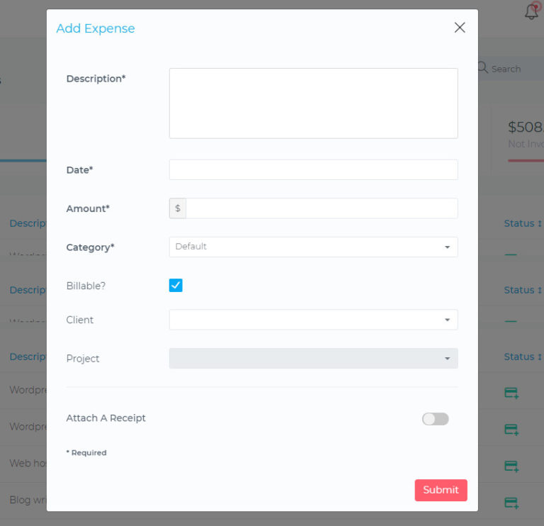 Expenses Overview - Grow CRM - A Self Hosted CRM & Project Management ...