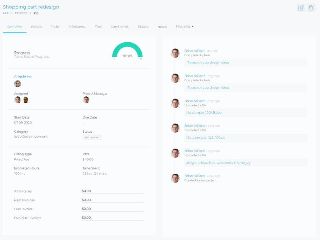 Project Management – Grow CRM – A Self Hosted CRM & Project Management ...