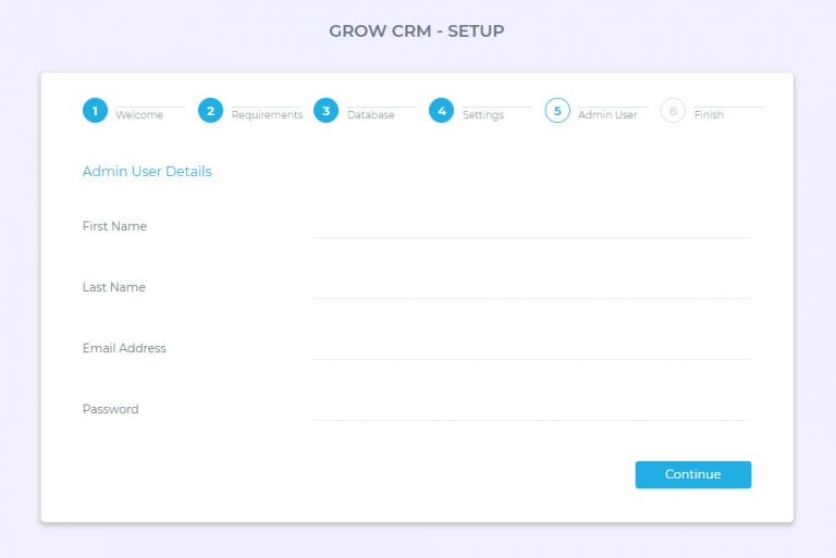 Installation – Grow CRM – A Self Hosted CRM & Project Management Software