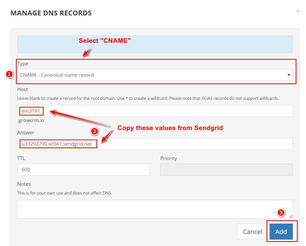 SMTP Email – SendGrid (SaaS) – Grow CRM – A Self Hosted CRM & Project Management Software